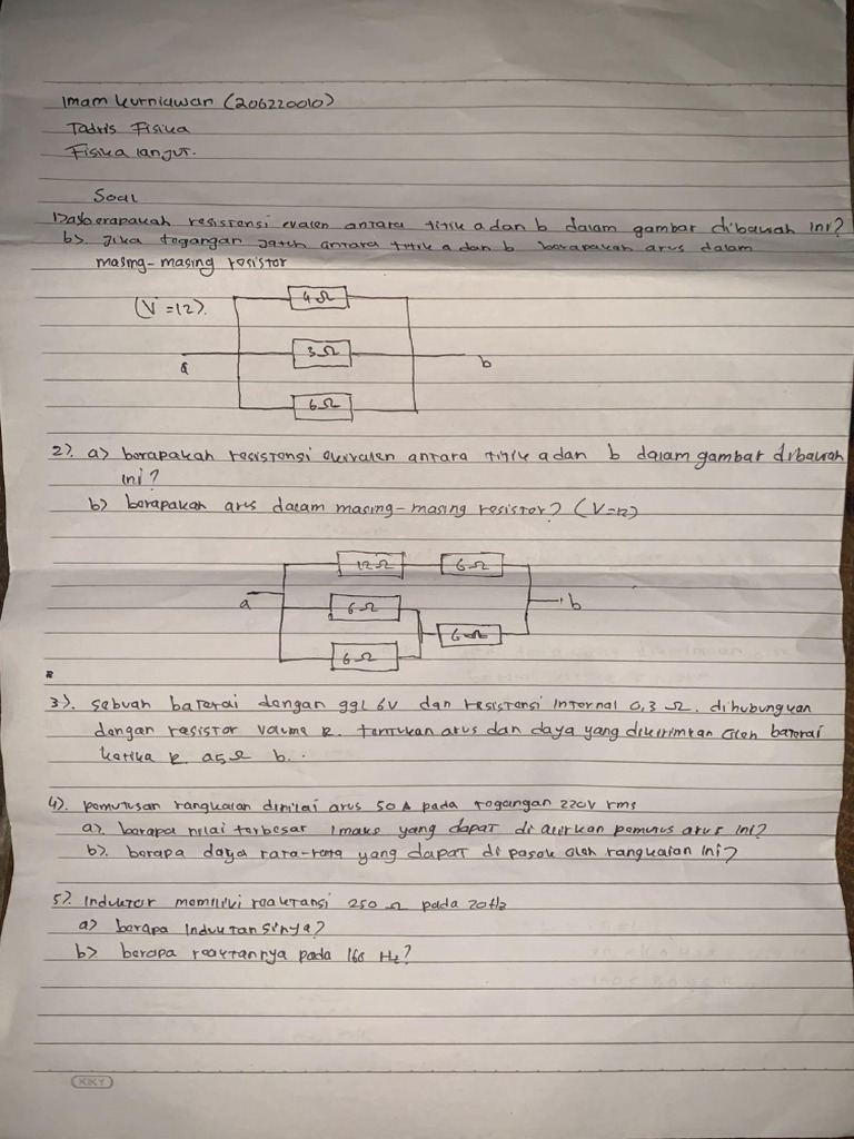 Uas Fisika Lanjut Imam Kurniawan | PDF
