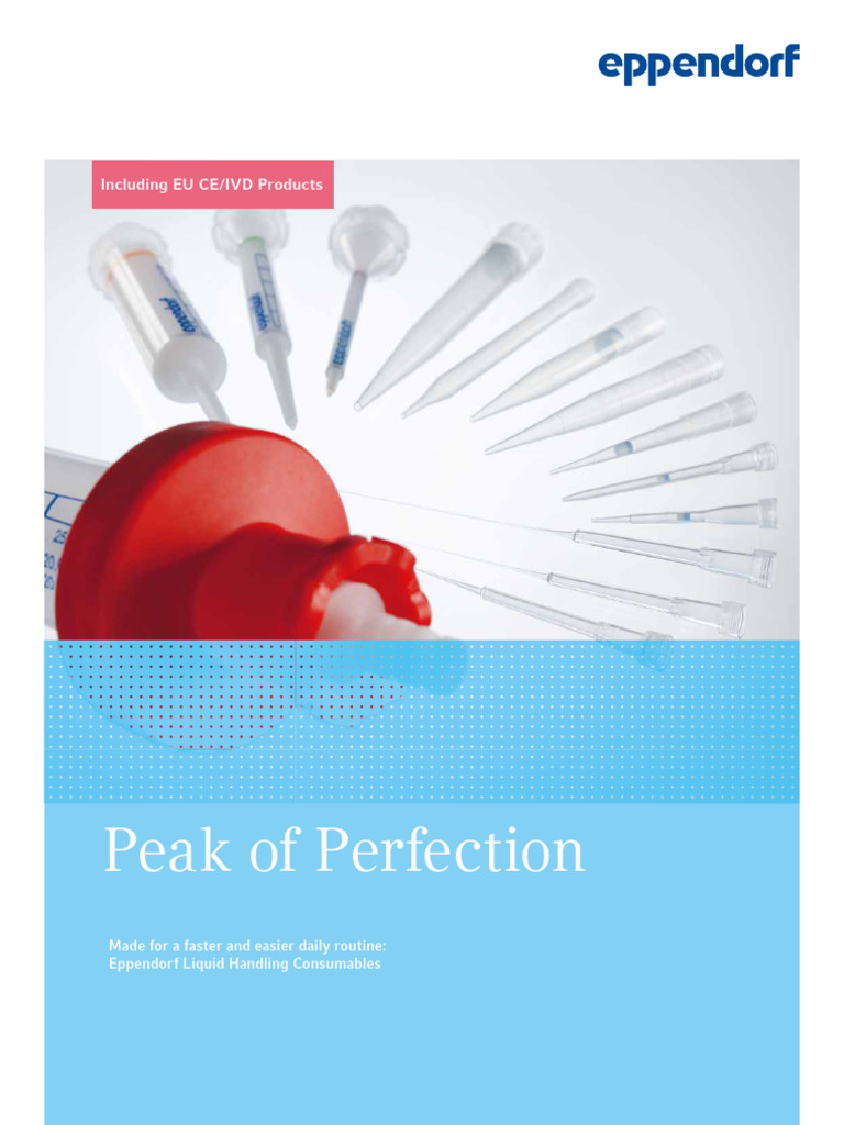 Brochure Consumables Peak of Perfection IVD EU EFTA ENG VERSION | PDF