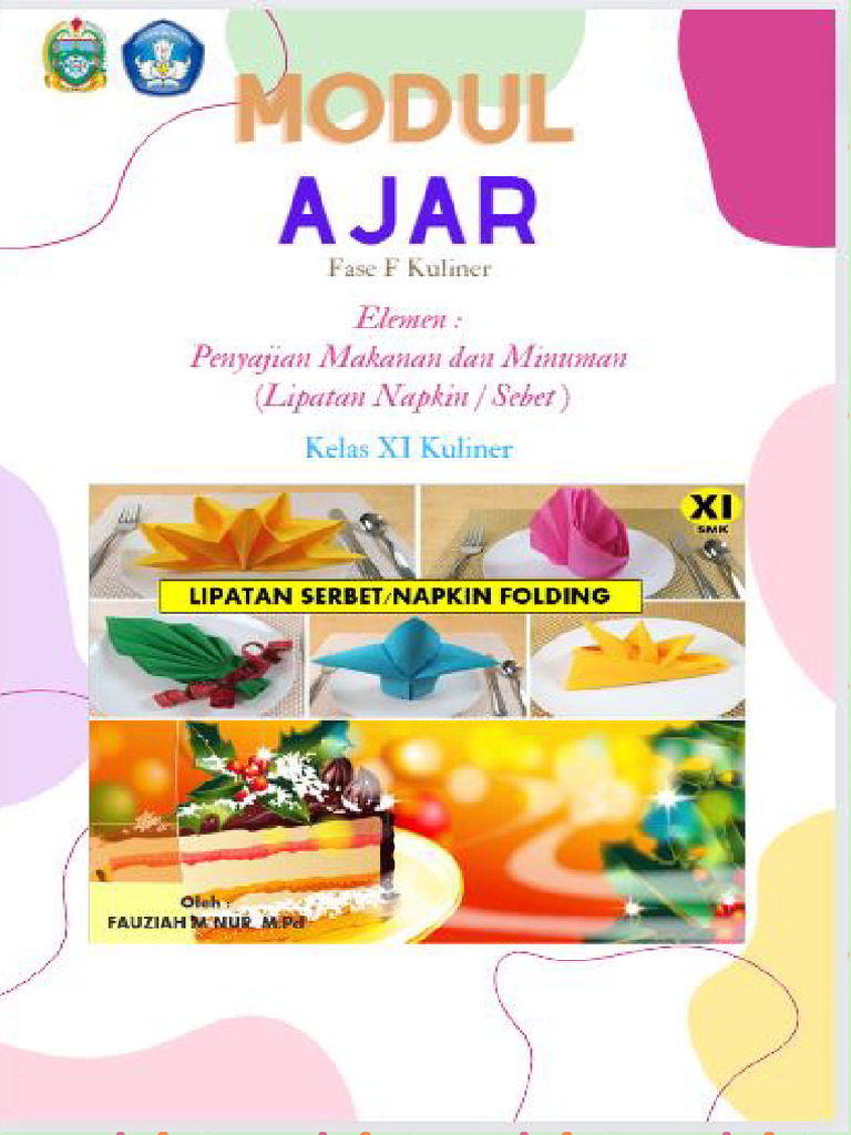 Modul Ajar Lipatan Napkin | PDF