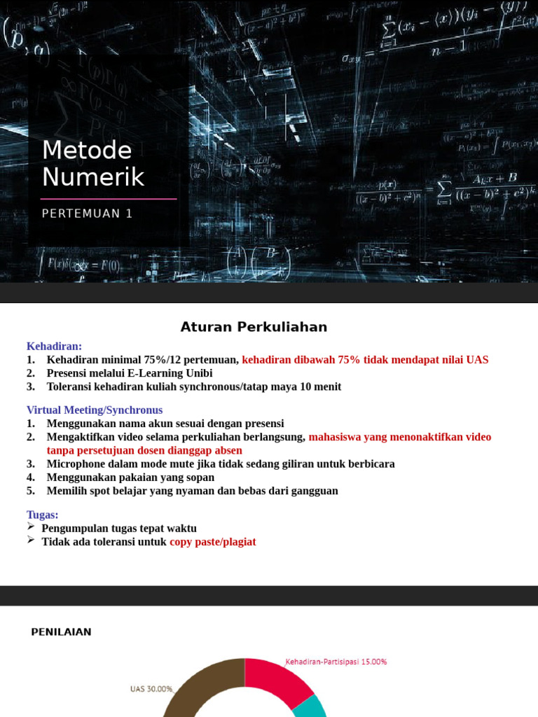 Pengantar Metode Numerik | PDF
