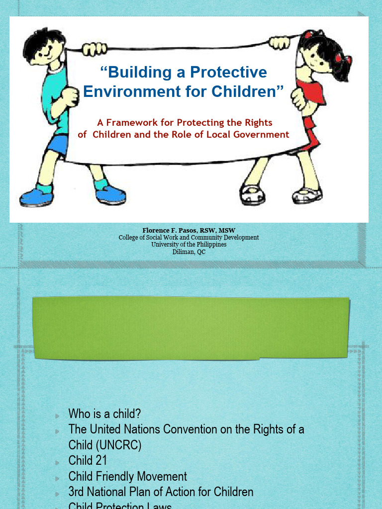 Framework For Protecting Children's Rights | PDF