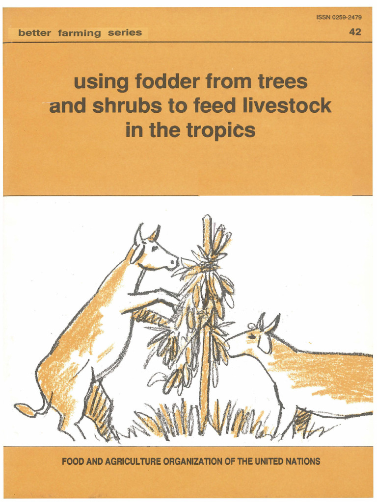 Using Fodder From Trees and Shrubs To Feed Livestock in The Tropics | PDF