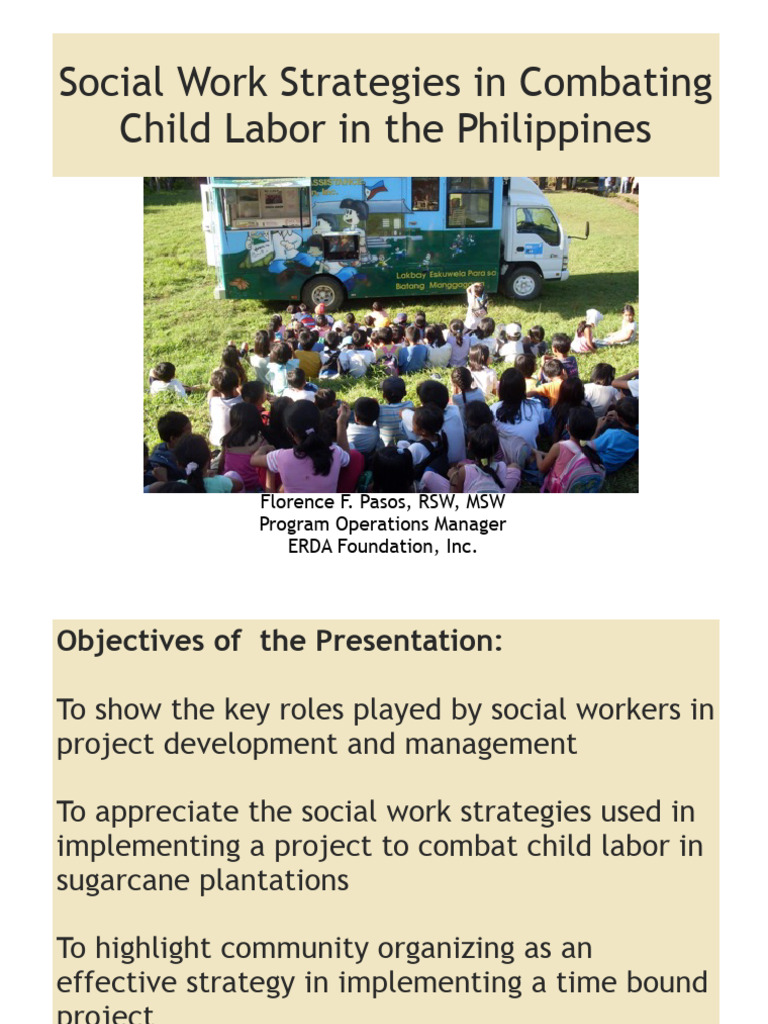 Social Work Strategies in Combating Child Labor in The Philippines 2 | PDF
