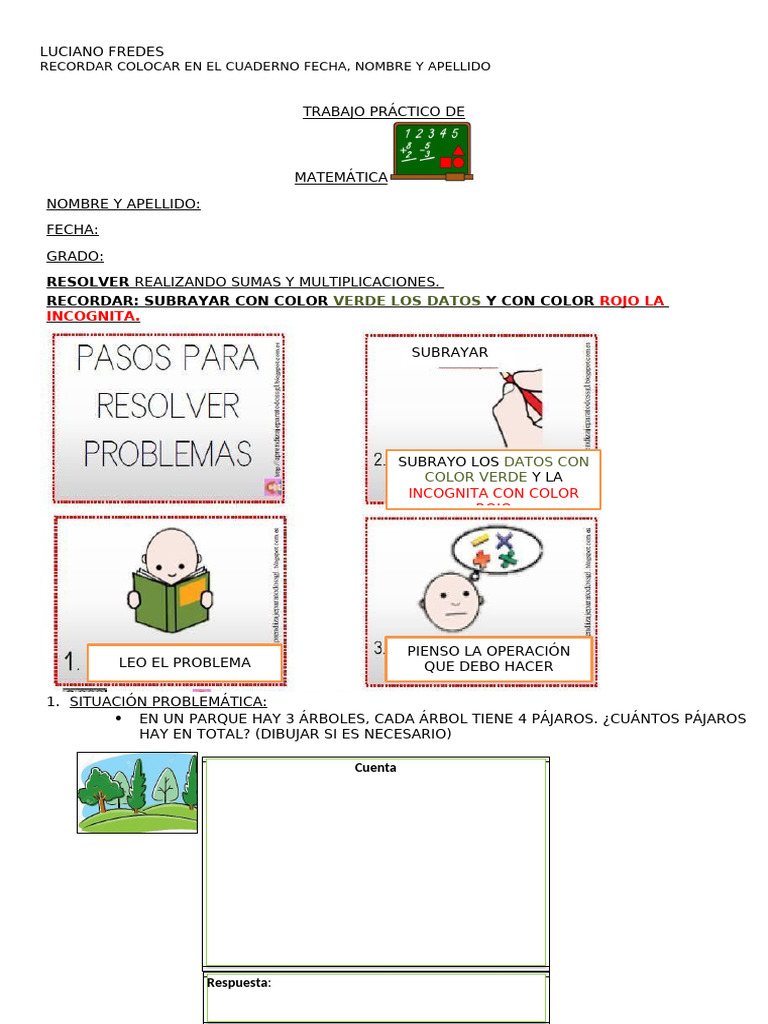 Pasos para Resolver Problemas | PDF