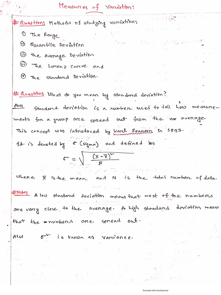 Chapter 3 (Measures-Of-Variation) New | PDF