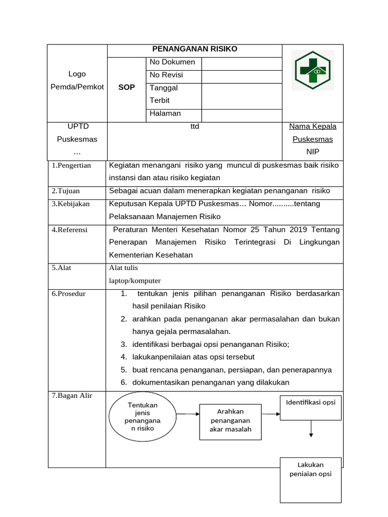 Penanganan Risiko | PDF