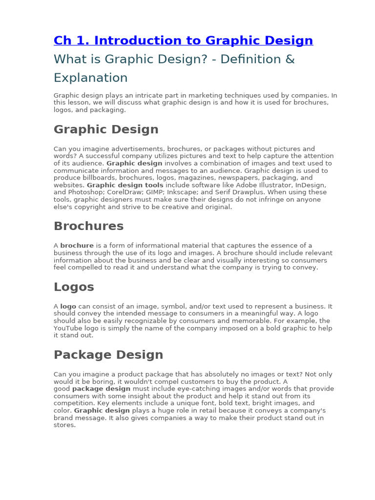 Fundamentals of Graphic Design | PDF