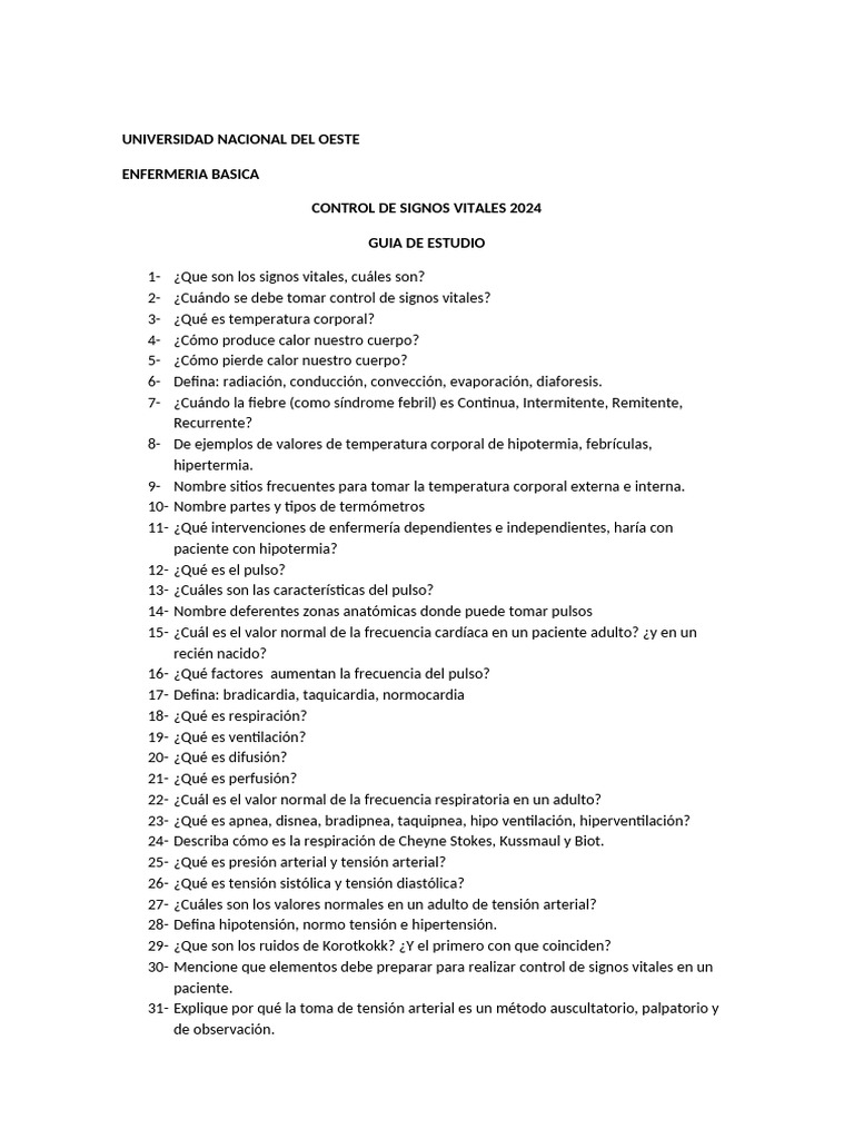 Guia de Estudio CSV | PDF