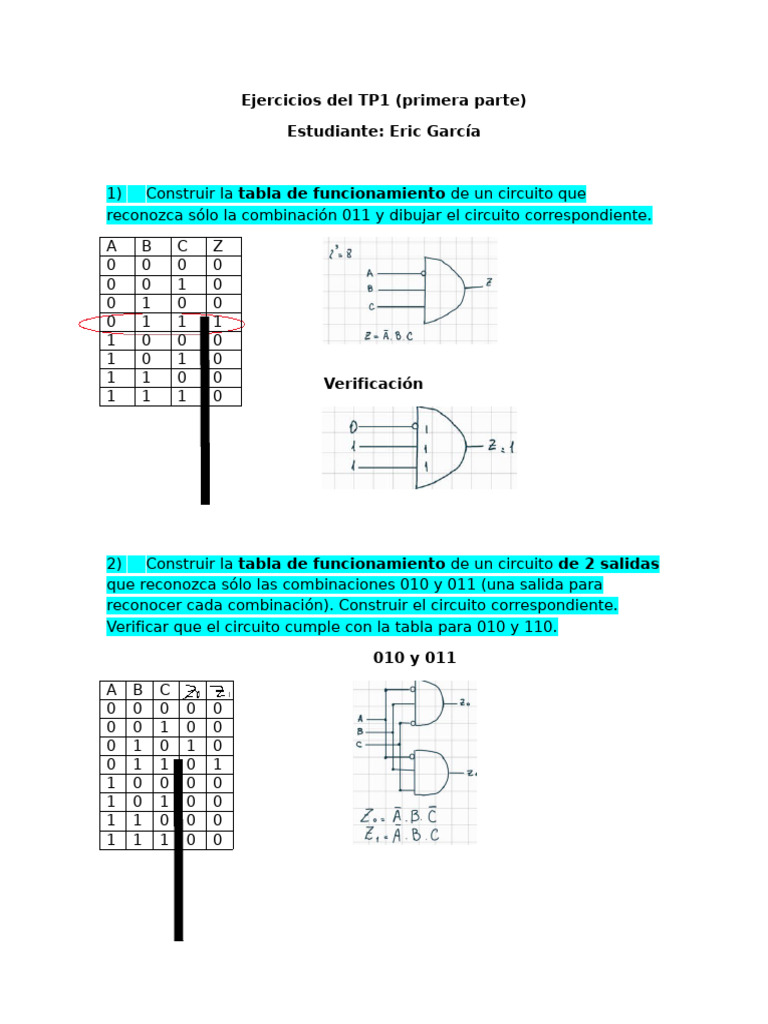 Ejercicios Del TP1 | PDF