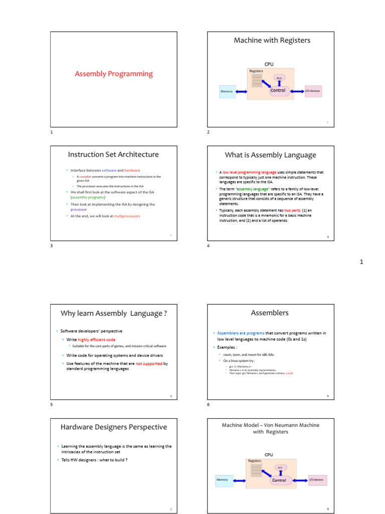 Instruction Set Architecture Design Notes | PDF