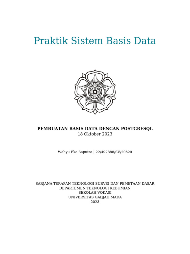 Laporan Basis Data M9 | PDF