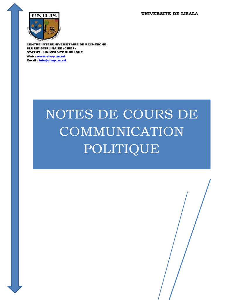UNITE V Seminaire de Communication Politique | PDF