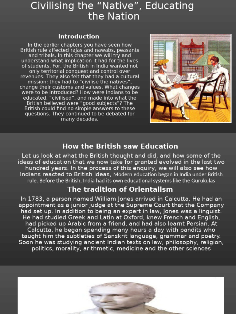 Civilising The Native | PDF