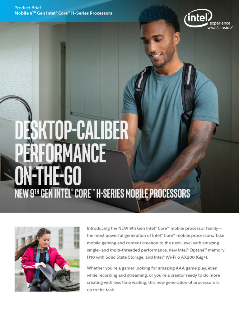 9th Gen Core Mobile Brief | PDF