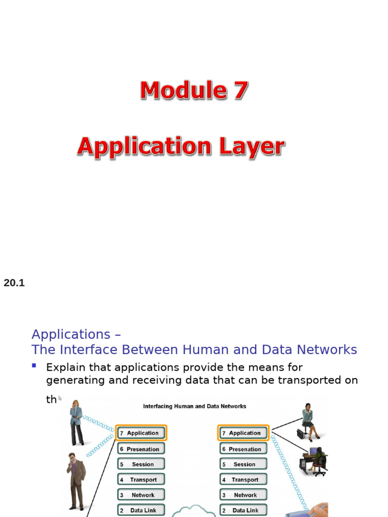 Module7 Application Layer | PDF