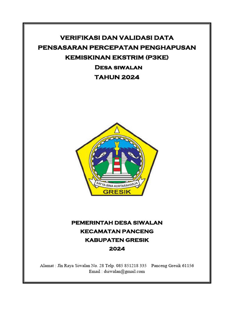 P3ke Desa Siwalan | PDF