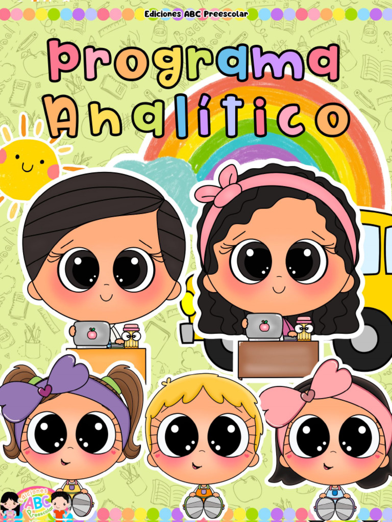 Programa Analítico Preescolar 2023 | PDF | Evaluación | Enseñando