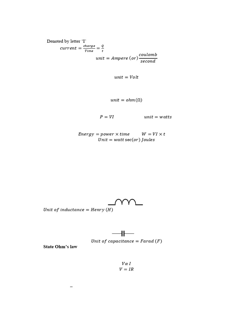 Beee Unit 1 Part A | PDF