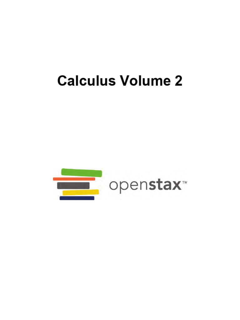 TEXTBOOK CalculusVolume2 LR | PDF