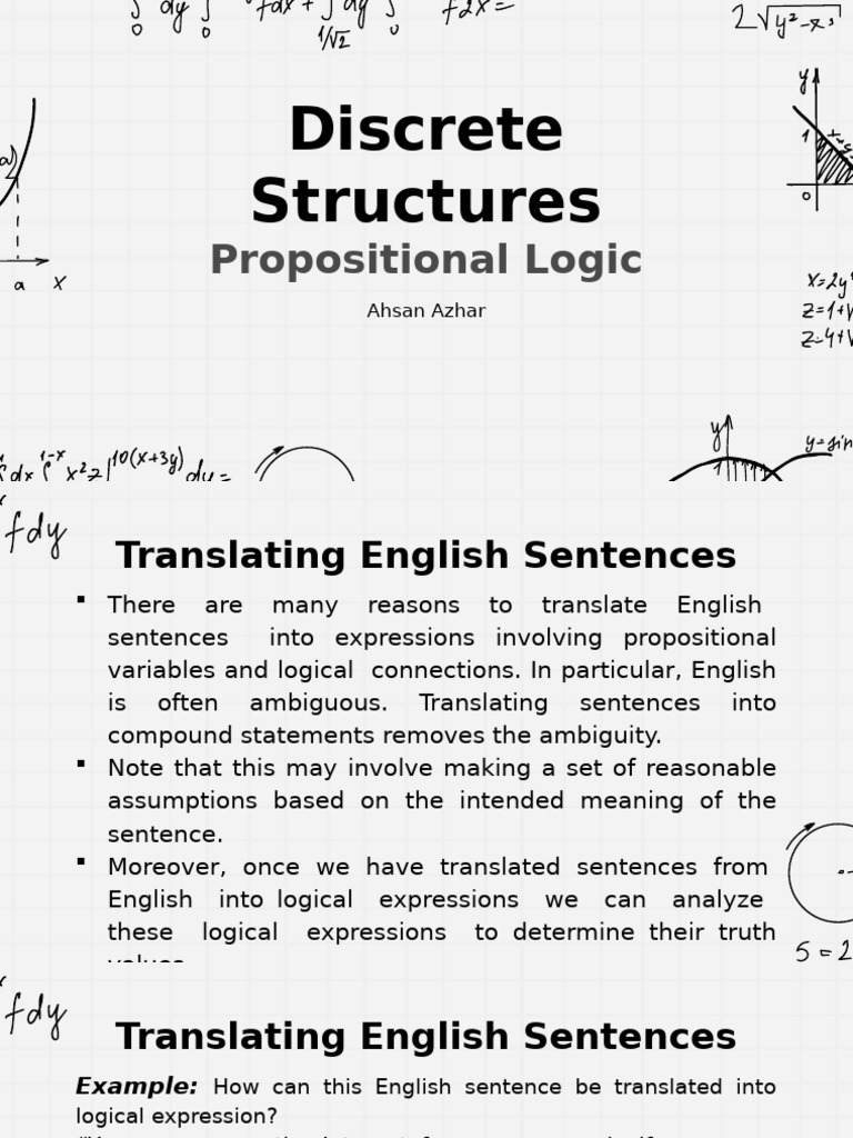11 Propositional Logic | PDF | Contradiction | Truth