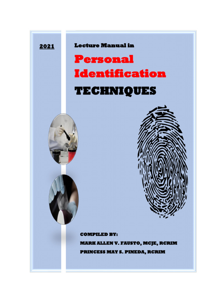 Forensic 2 Personal Identification | PDF