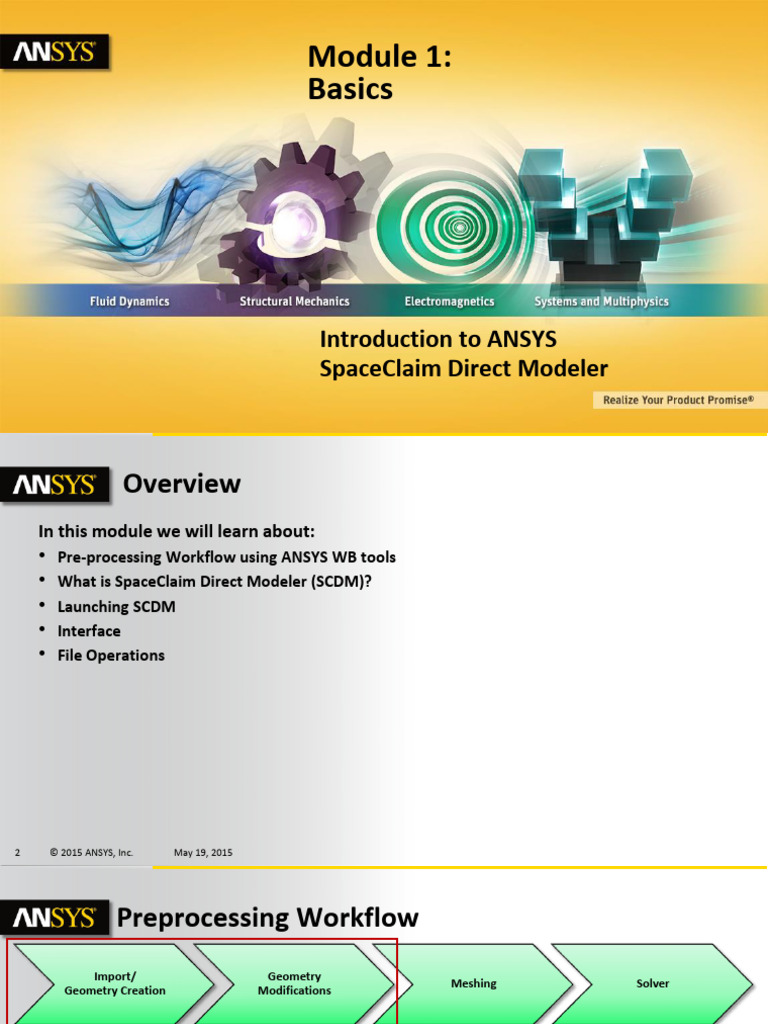 SCDM-Intro Module01 Basics | PDF | Computer Aided Design