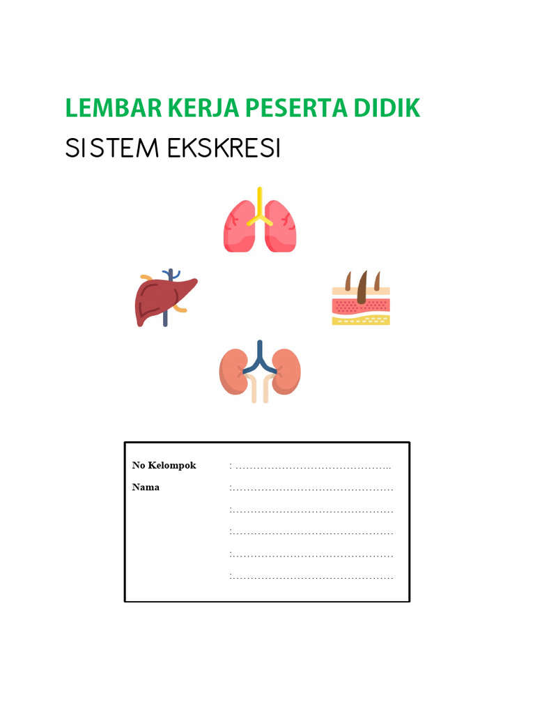 LKPD Sistem Ekskresi | PDF