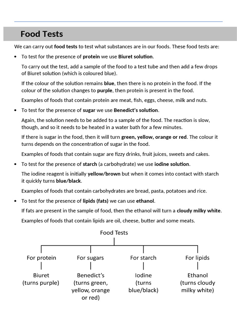 food-tests-2 | PDF