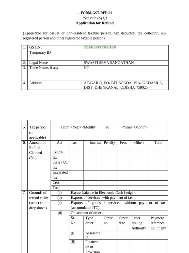 Form RFD-01 (1) | PDF