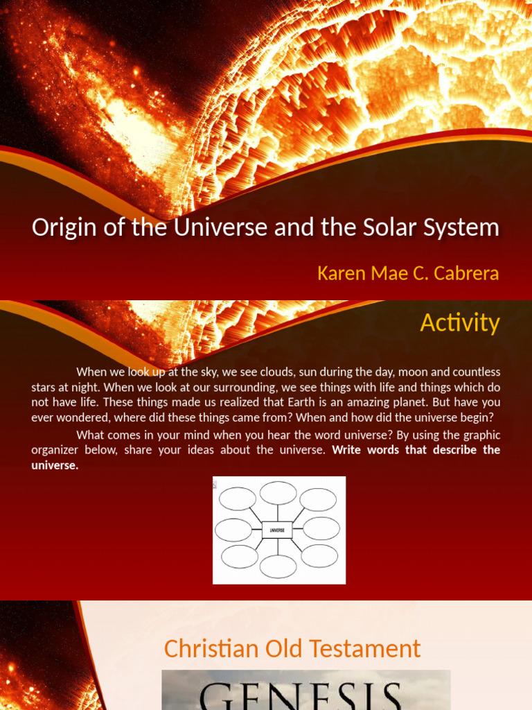 Origin of The Universe | PDF