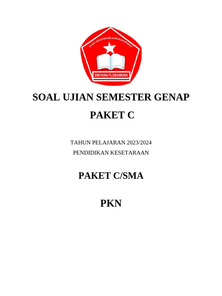 Paket C - Mapel PKN | PDF
