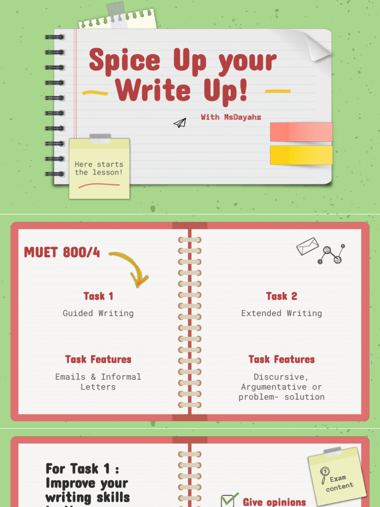 Spice Up Your Write Up L6 | PDF