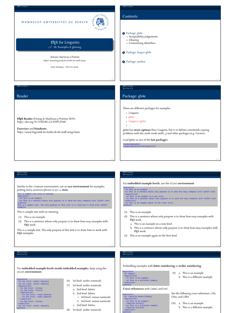 06 l4l Examples Handout | PDF