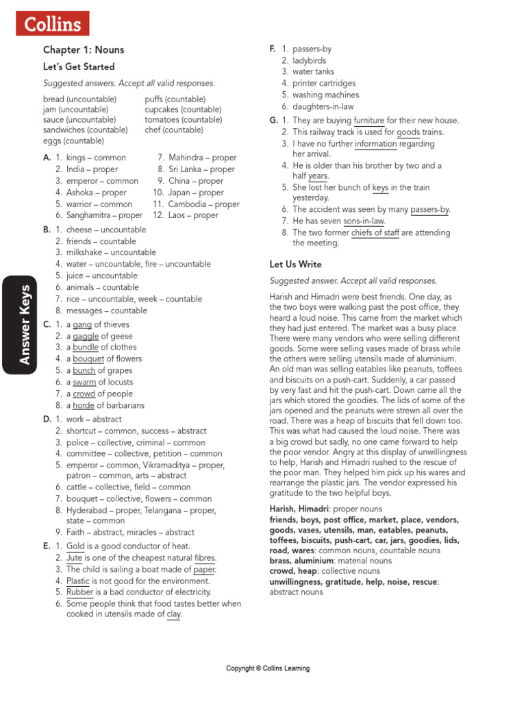 Answer Key - 7 | PDF