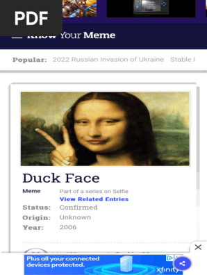 Selfie Duck Face Memes