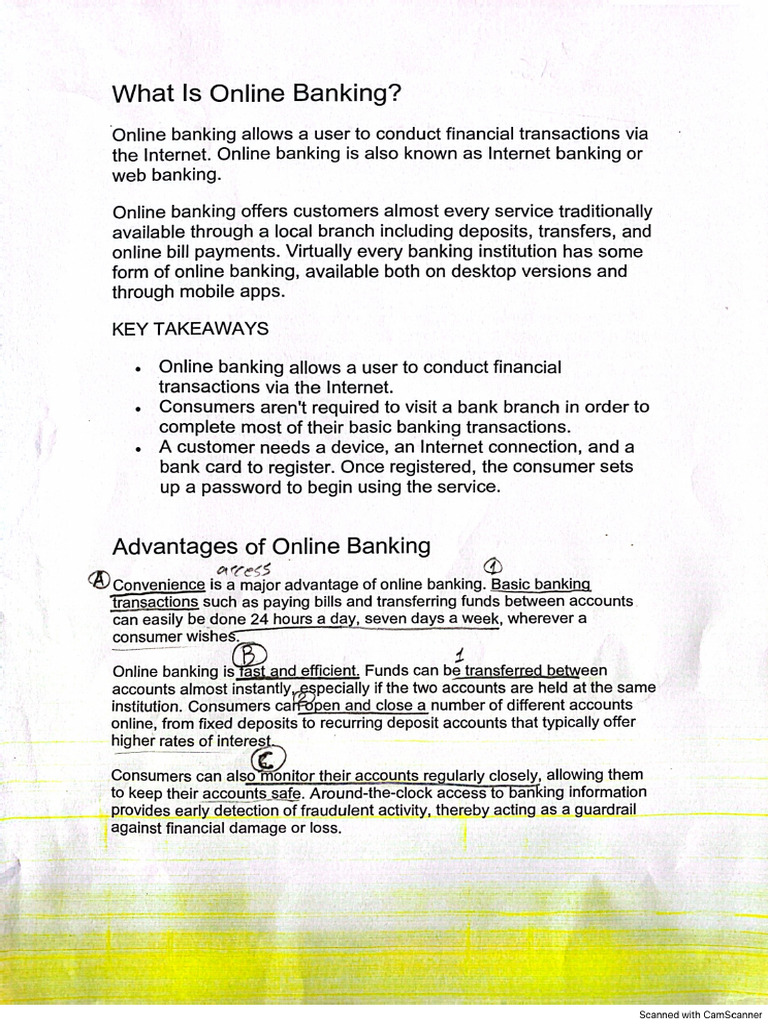 Online Banking | PDF