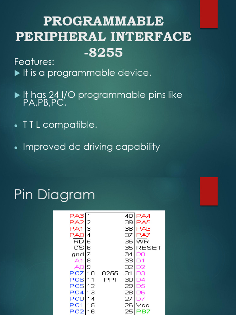 Unit 3 Peripheral Devices PPI-8255 | PDF
