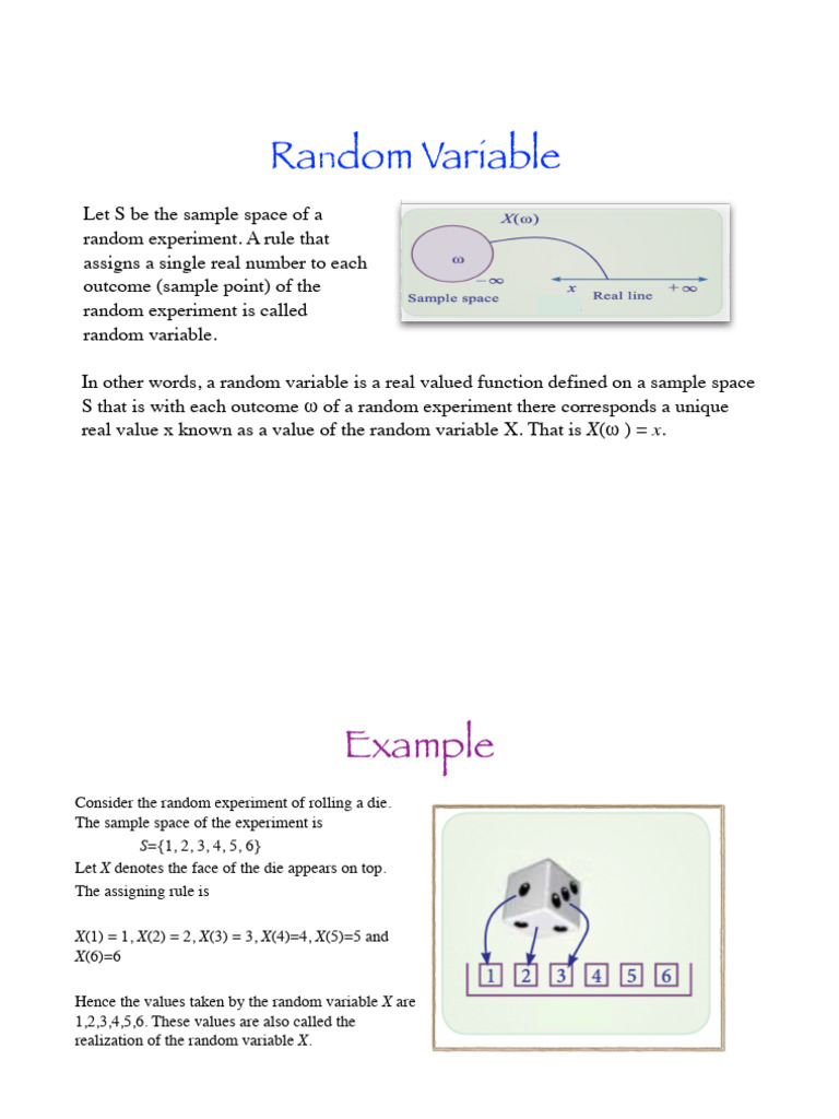 2.1 Random Variables | PDF