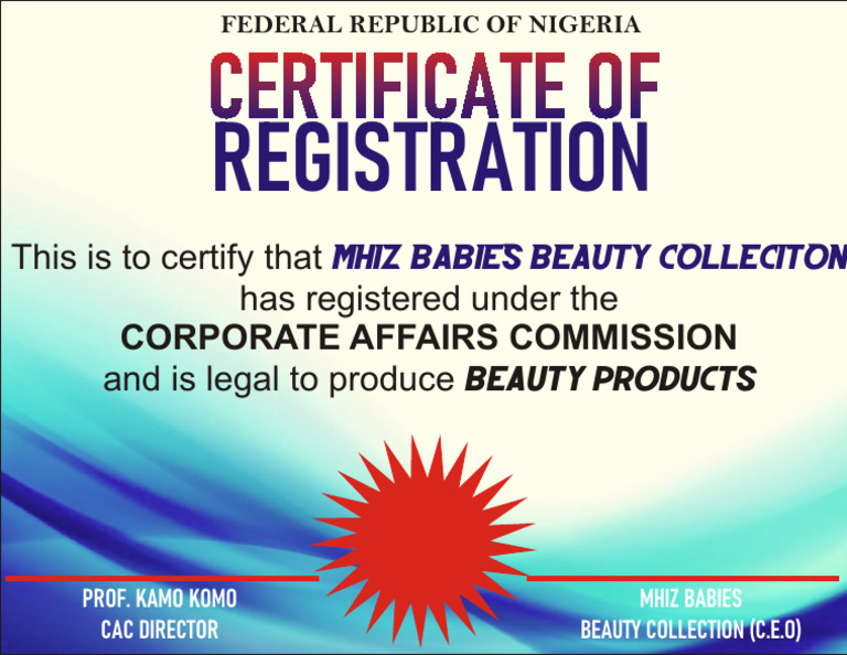 Mhiz Babies Certificate Finished | PDF