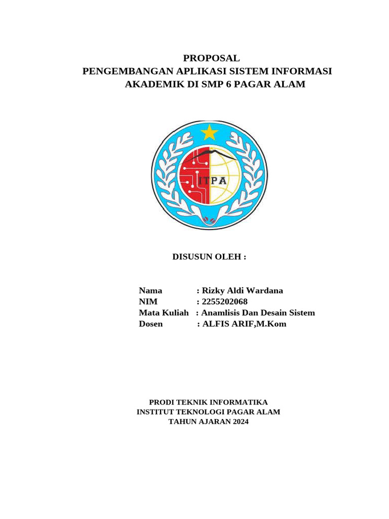 Tugas Proposal Sistem Formasi | PDF