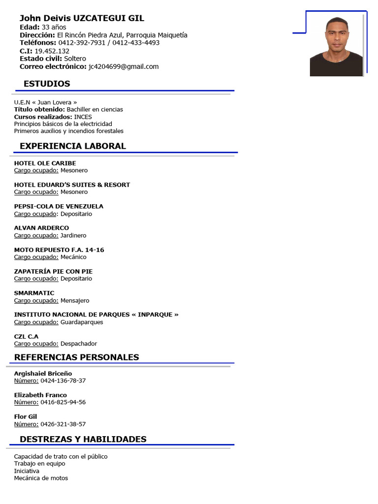 Deivis Curriculum | PDF