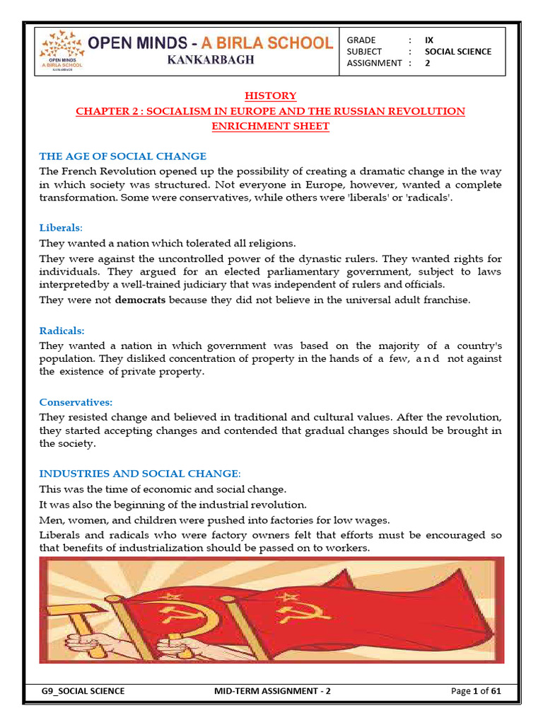 Socialism and the Russian Revolution | PDF | Bolsheviks | Vladimir Lenin