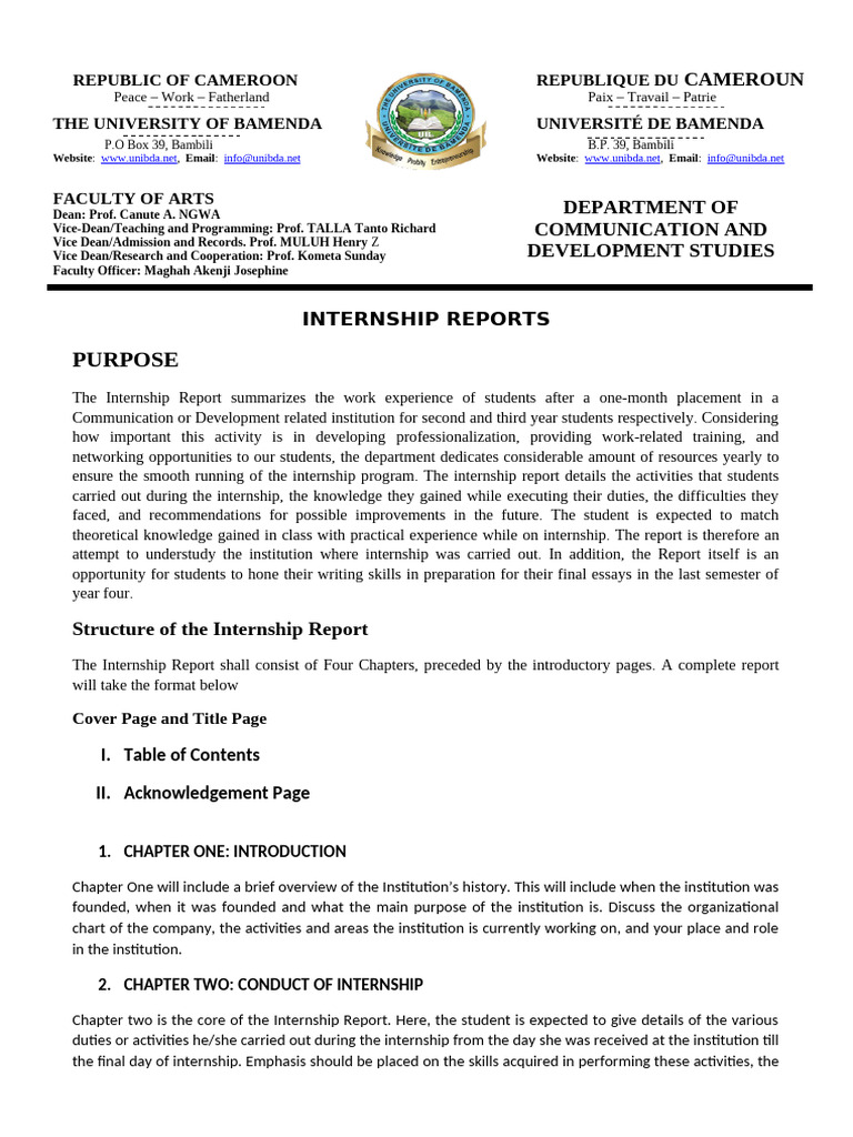 Internship Report Guide Tanwe | PDF | Cognition | Learning