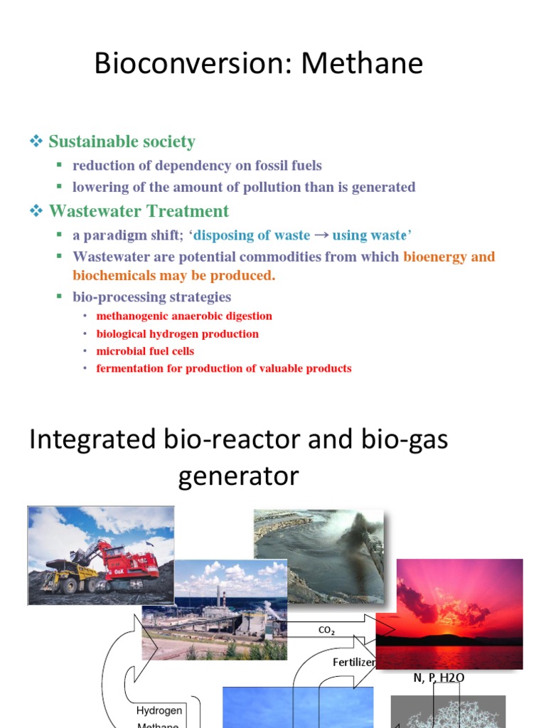 Bioconversion: Methane: Sustainable Society | PDF | Anaerobic Digestion ...
