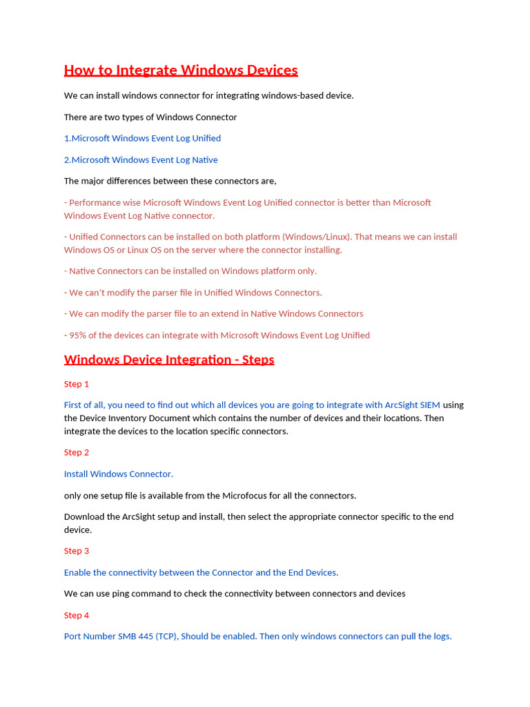 How To Integrate Windows Devices | PDF | Microsoft Windows | Technology ...