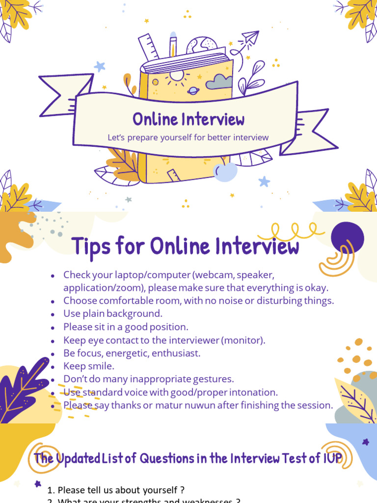 Tips Interview IUP UNAIR | PDF