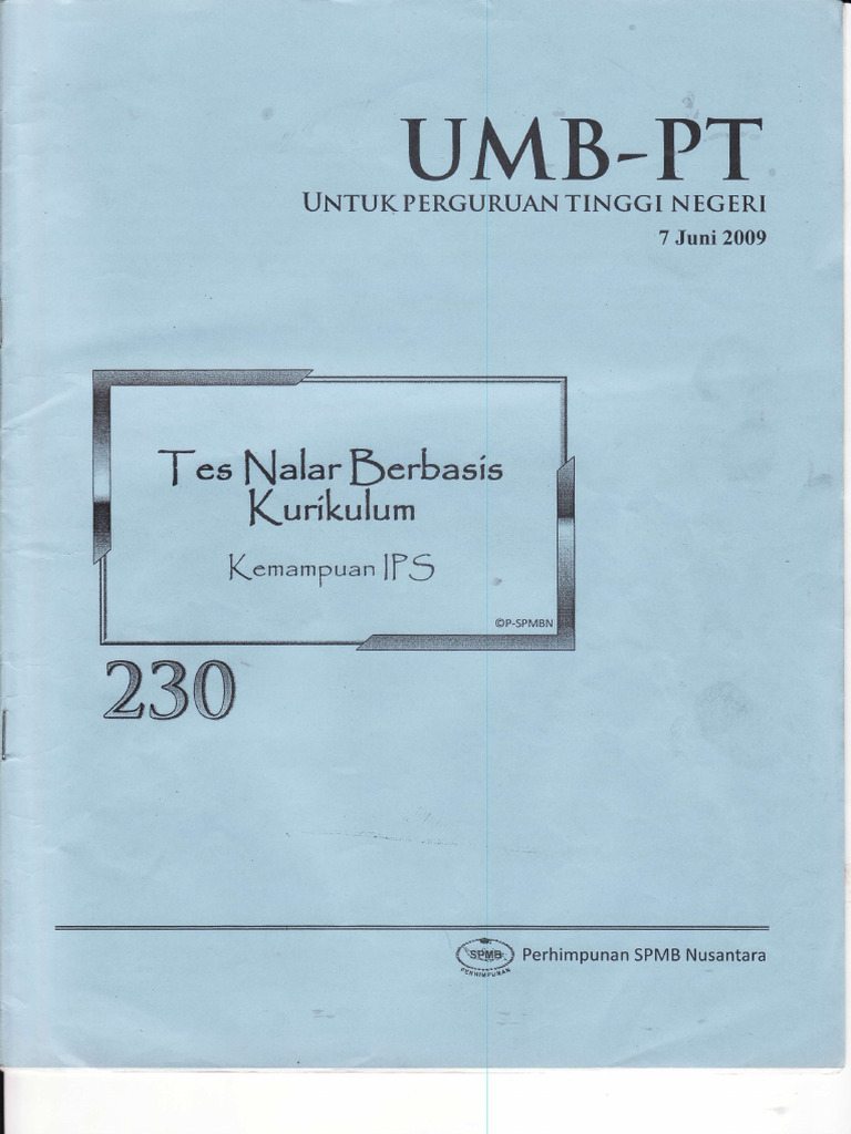 Umb PTN Ips 2009 | PDF