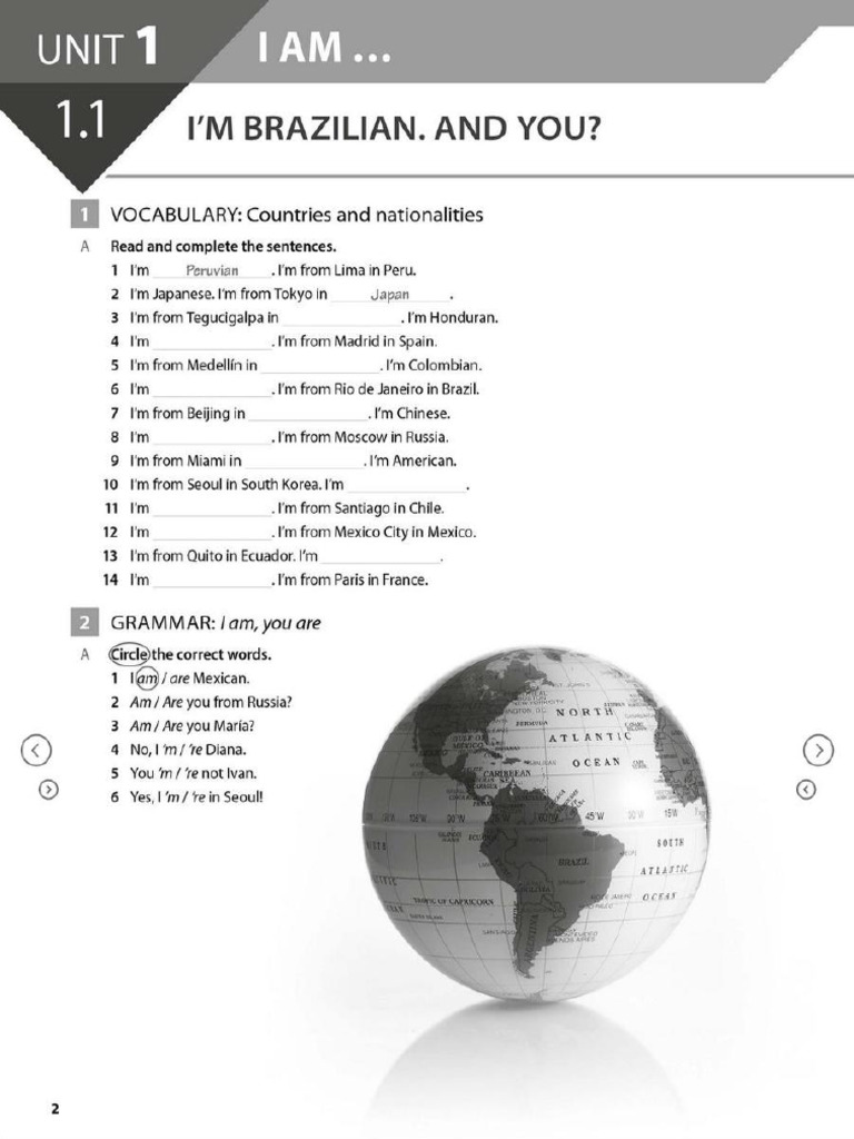 Unit 1 Workbook | PDF