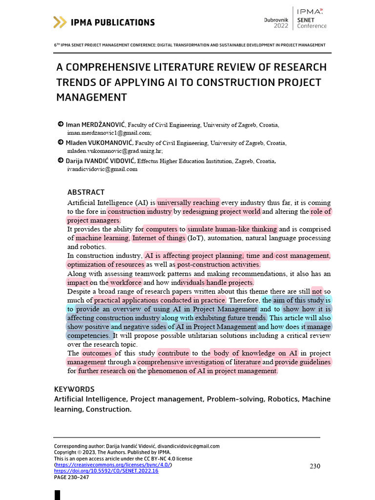 16 6th IPMA SENET 2022 CEM | PDF