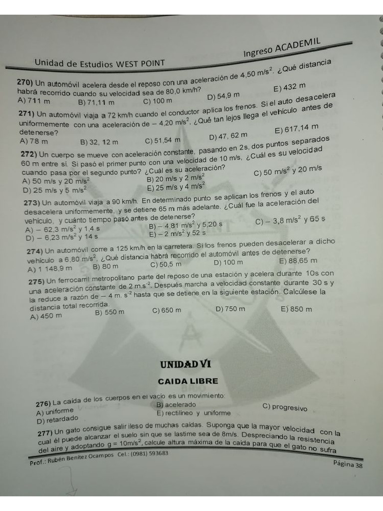 Caída Libre Pdf